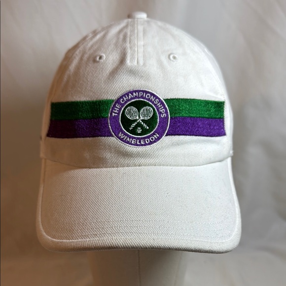 Wimbledon | Accessories | Wimbledon White Cotton Ball Cap With ...